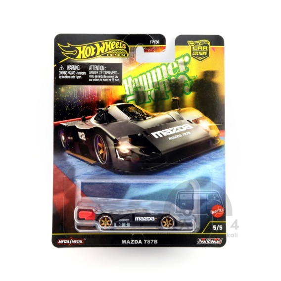 HOT WHEELS Premium Car Culture Mazda 787B Hammer Drops HRW08 > HOT WHEELS
